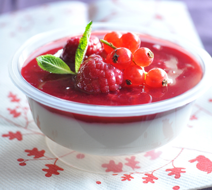 Blanc-Manger Aux Fruits Rouges - Envie De Bien Manger