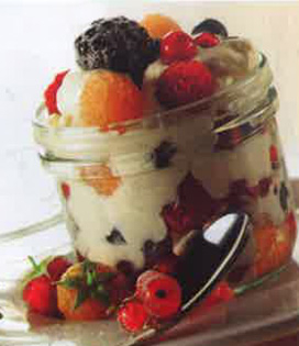 Méli Mélo De Fruits Rouges À La Crème - Envie De Bien Manger